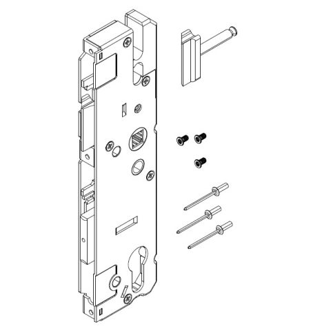 KFV Meerpuntssluiting Reparatieslot Krukbediend Hoofdslotset DM45 PC92 ...